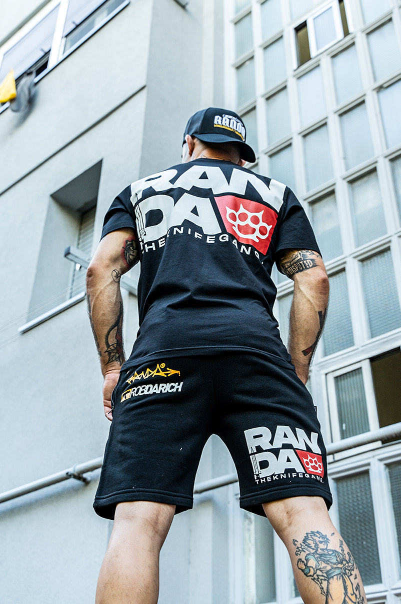 THE KNIFE GANG [BLACK&RED] T-SHIRT – RANDA OFFENSIVE