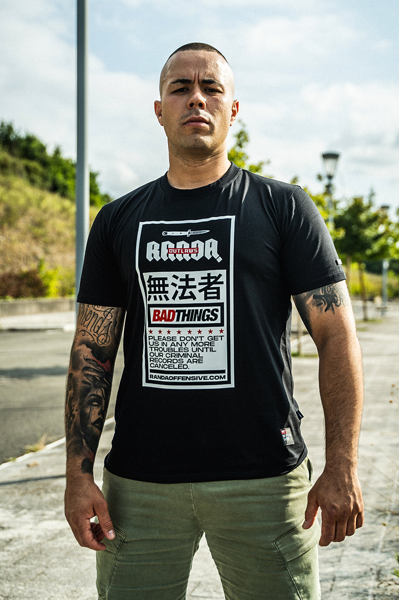 BADTHINGS [BLACK] T-SHIRT – RANDA OFFENSIVE